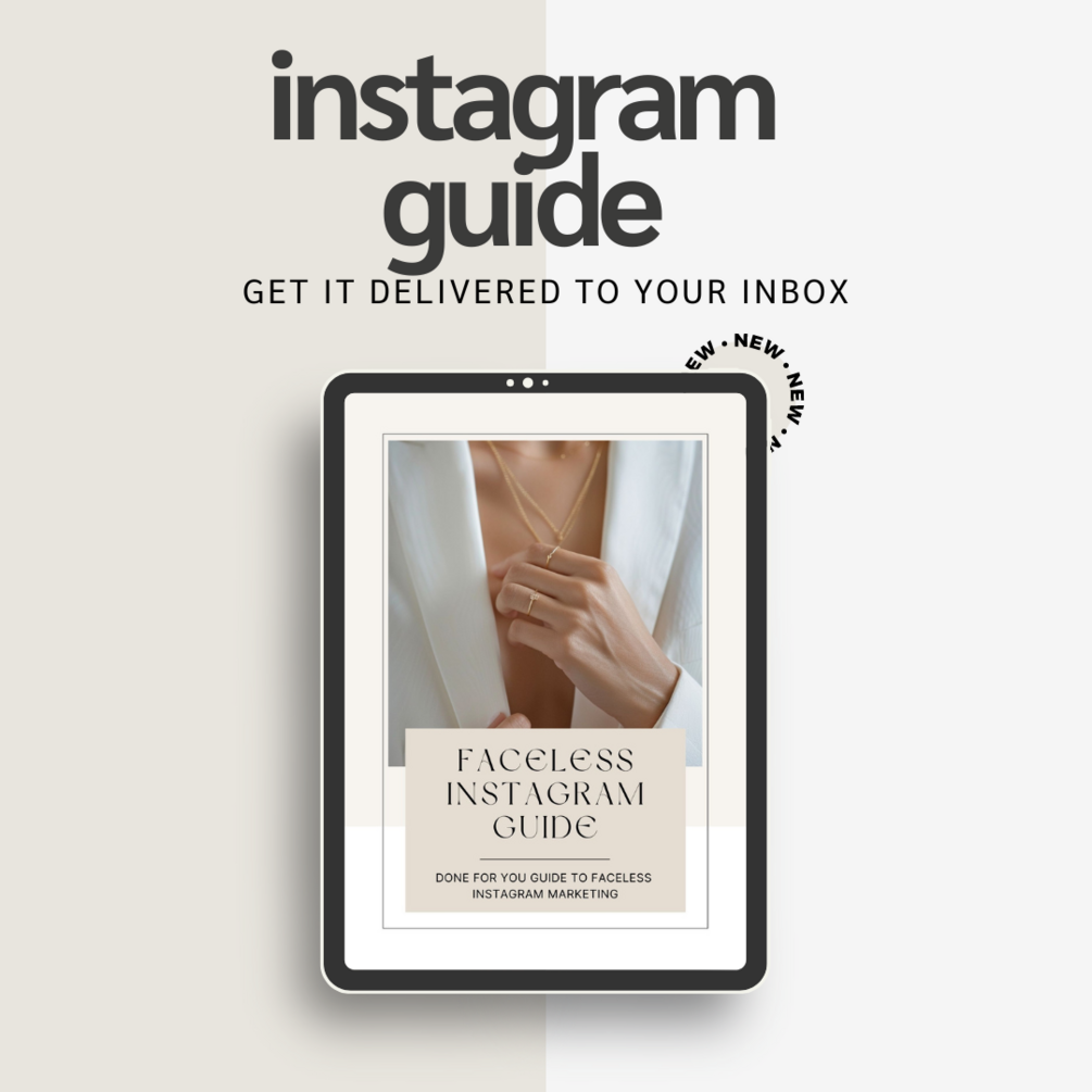Faceless Instagram Guide