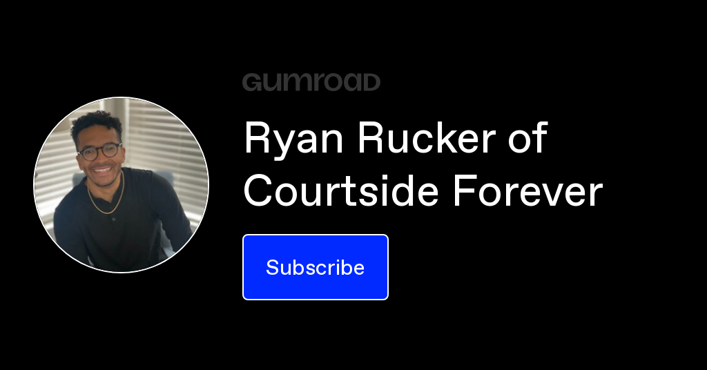 Ryan Rucker of Courtside Forever