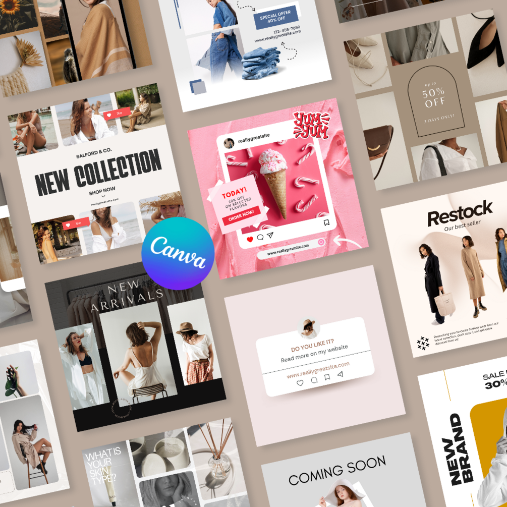 Canva pro 50-post template