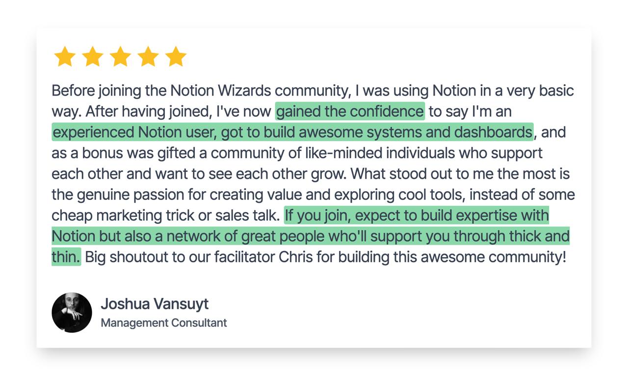 Notion Wizard Course