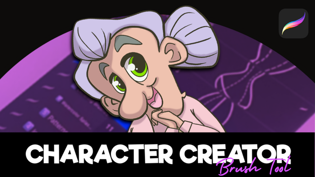 CHARACTER CREATOR Drawing Guide Procreate Brushes | Shape Stamp Brushes ...