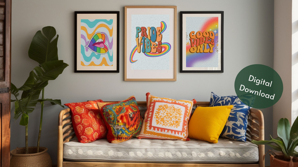 Printable Pride Wall Art | Printable Wall Decor | Digital Download