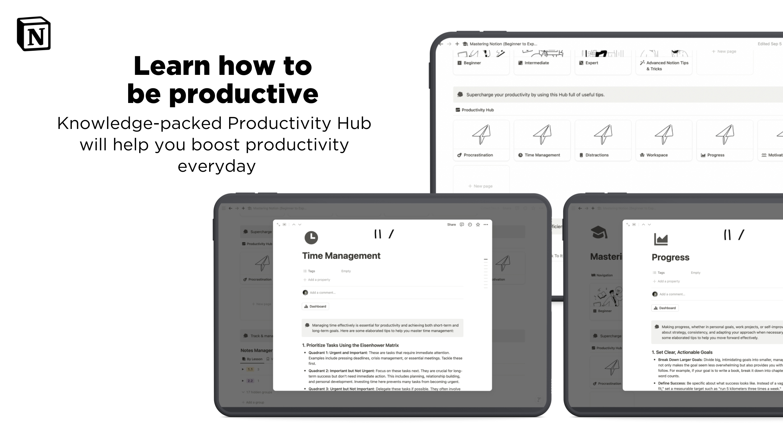 Mastering Notion (Beginner to Expert)