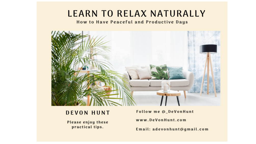 How to Relax Naturally