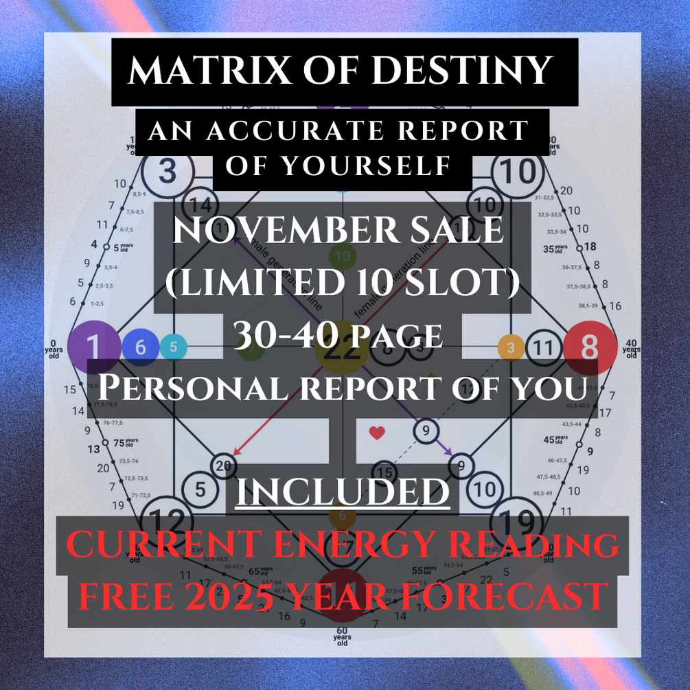 Matrix Of Destiny (Full Report) 30-40 Pages