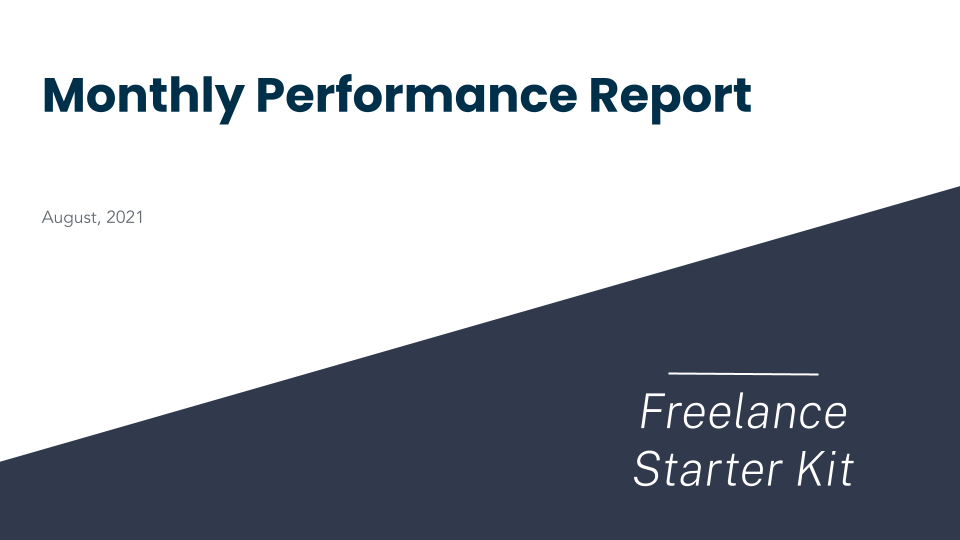 Analytics Reporting Deck