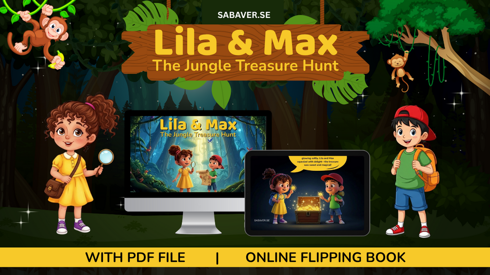 [ SABAVERSE ] STORYBOOK : LILA & MAX THE JUNGLE TREASURE HUNT