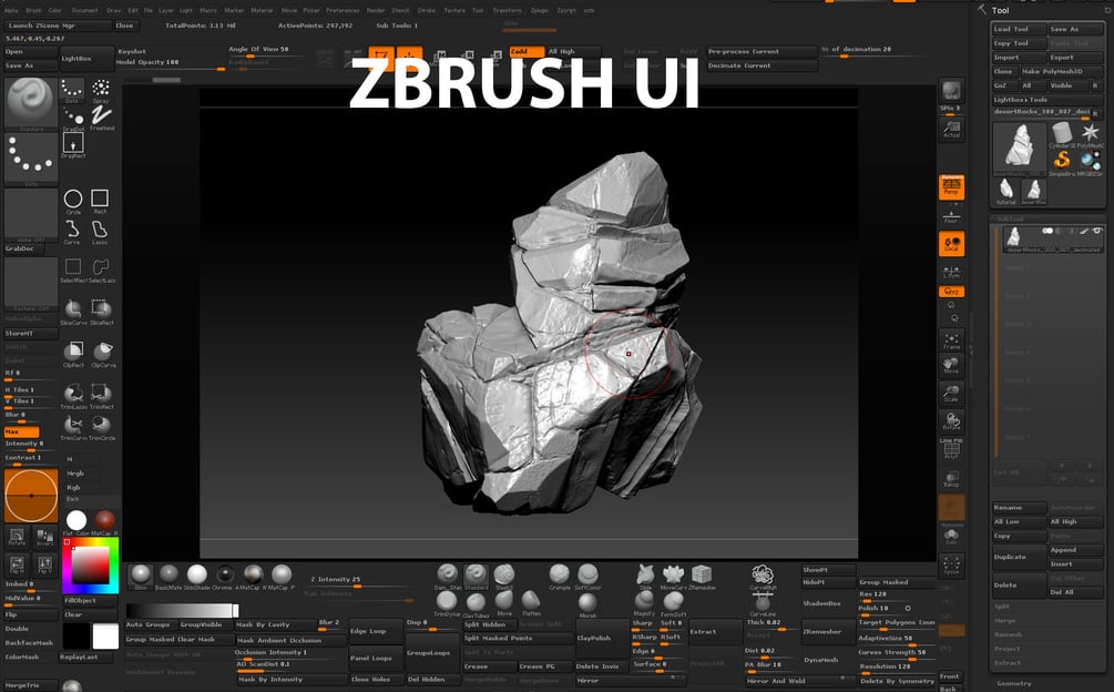 Zbrush UI Config