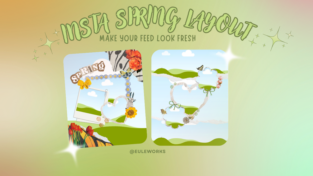 Instagram Spring Post/Story Template EDITABLE