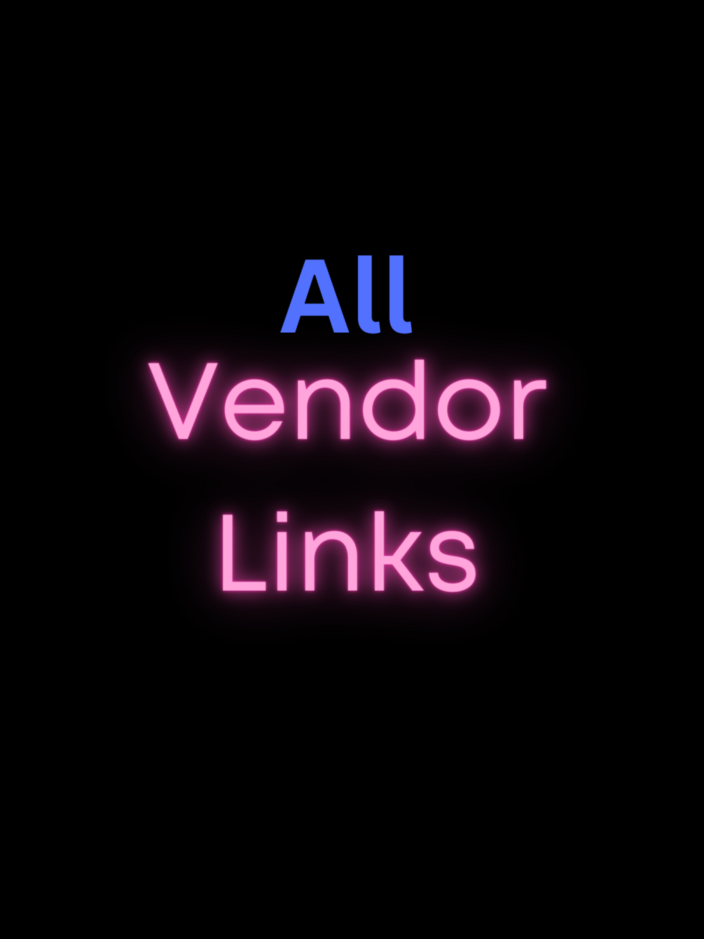 All Vendor Links