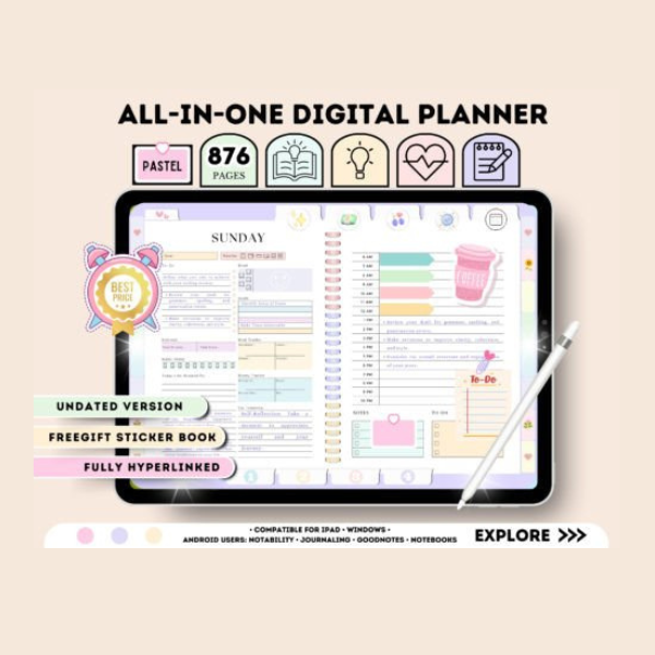 Undated Digital Planner