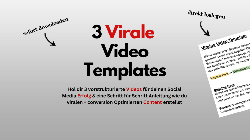 3 Video Templates (Free)