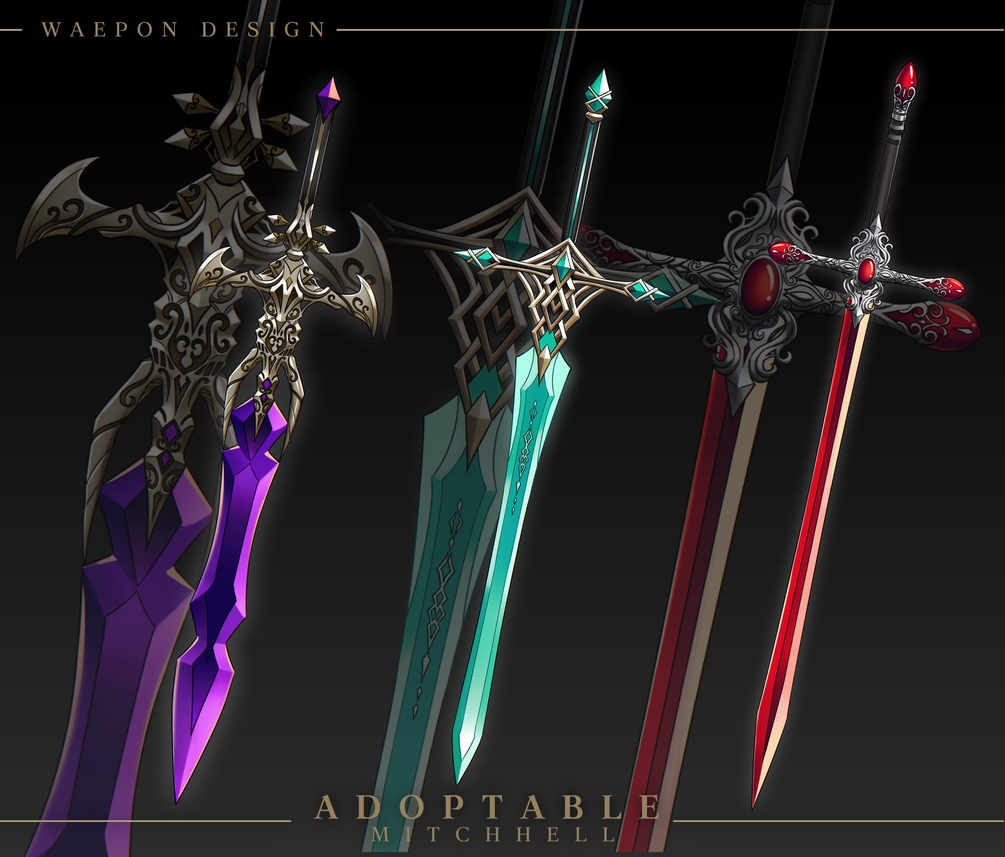 [OPEN] WEAPON - ADOPTABLE by MITCHHELL