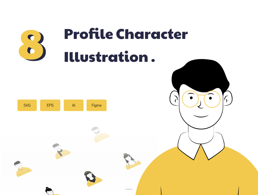 Character Illustrations for Digital Projects