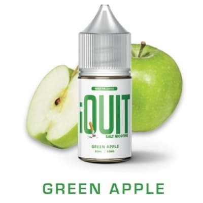 Green apple by iquit salt nicotine premium eliquids | C$22.49