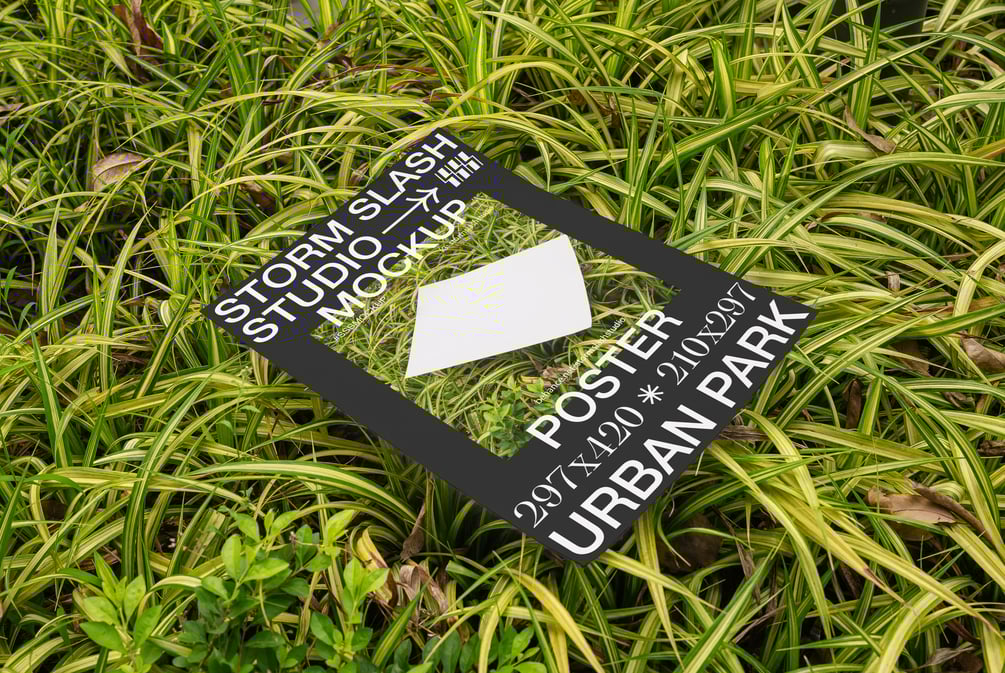 URBAN PARK POSTER MOCKUP - By Storm Slash Studio