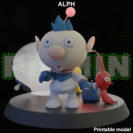 Alph - Pikmin 3D print model