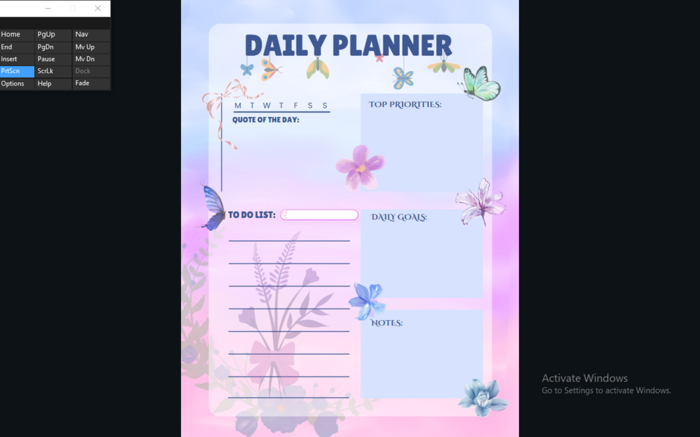 DAILY PLANNER