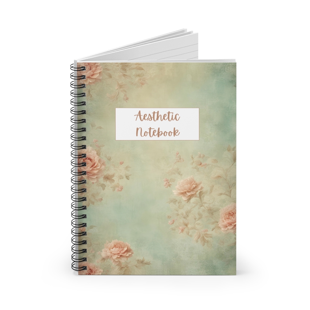 Minimal Aesthetic Notebook – 30-Page Printable Journal (PDF) | Front ...