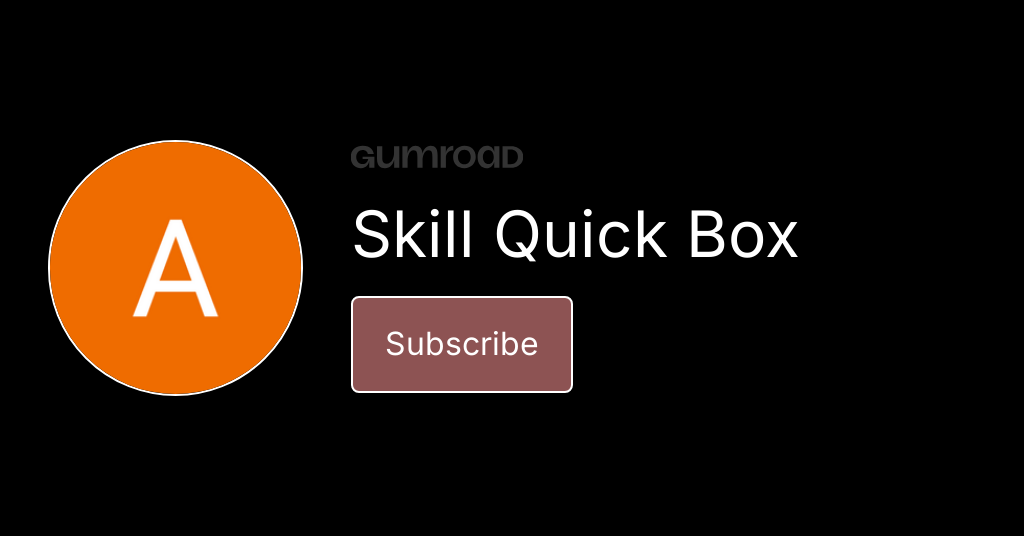 Skill Quick Box