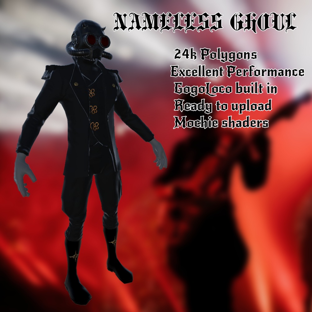 Nameless Ghoul Avatar for VRChat
