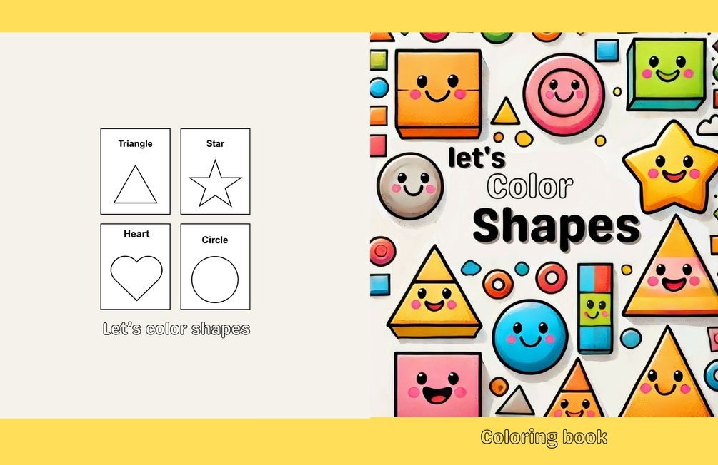 Fun Shapes Coloring Book for Kids