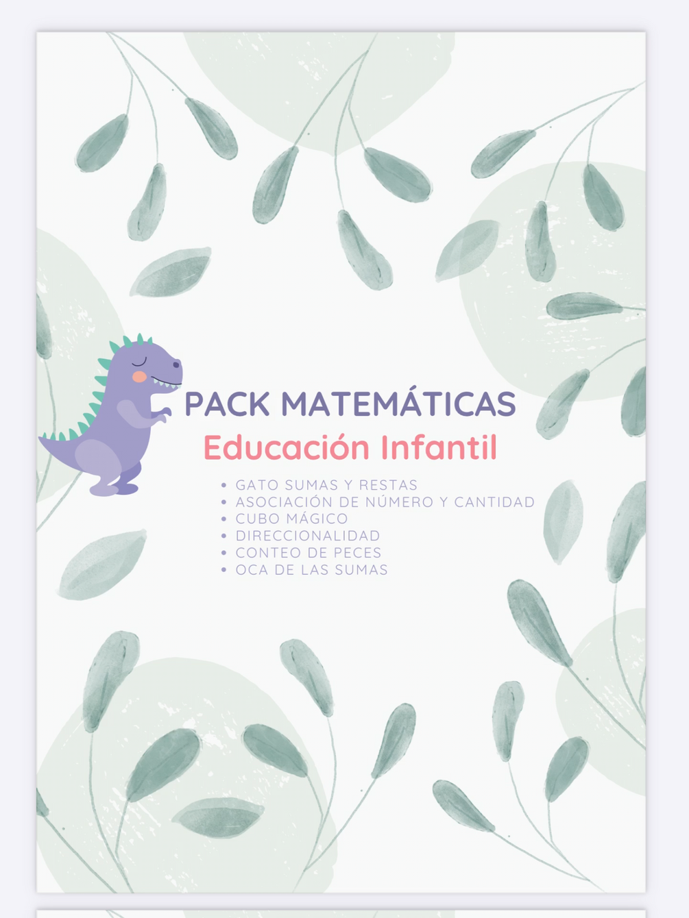 PACK MATEMÁTICAS
