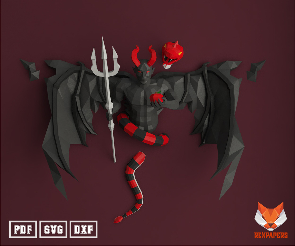 DEMONIO PAPERCRAFT