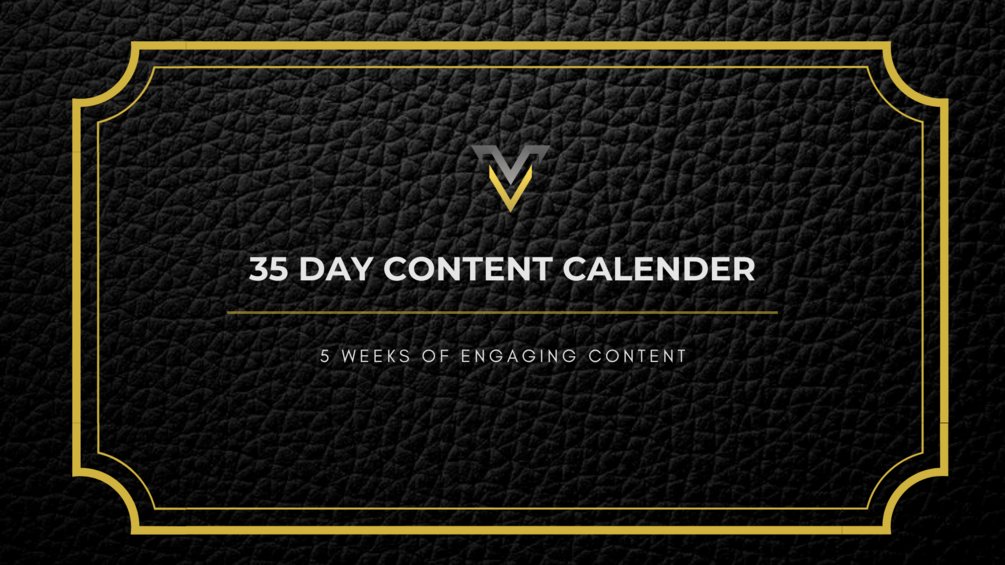35 Day Content Calender