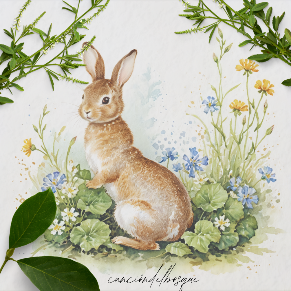 A little forest rabbit