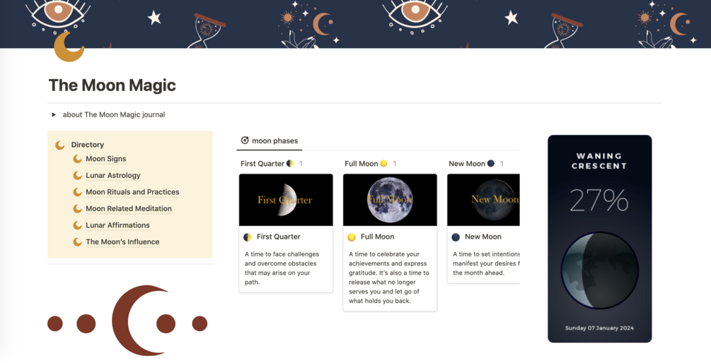 The Moon Magic Journal