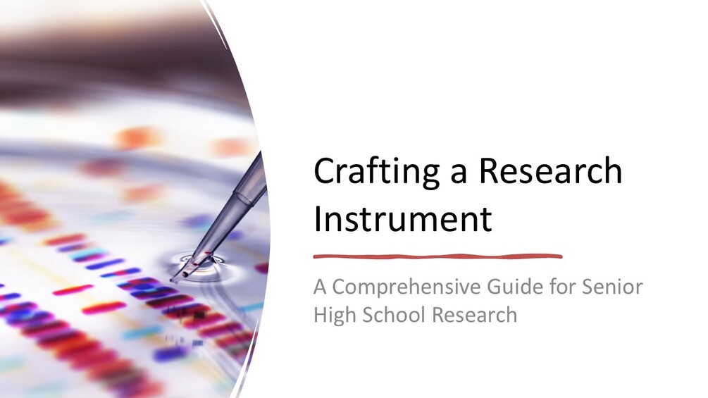 Crafting research Instrument Powerpoint Presentation