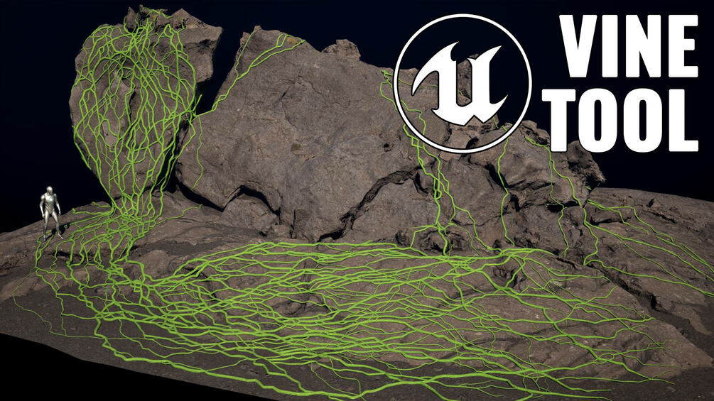 Unreal Engine Procedural Vine Tool