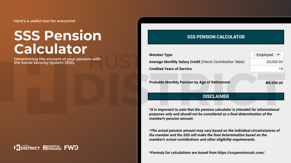 Hustle Finance - SSS Pension Calculator (Google Sheets)