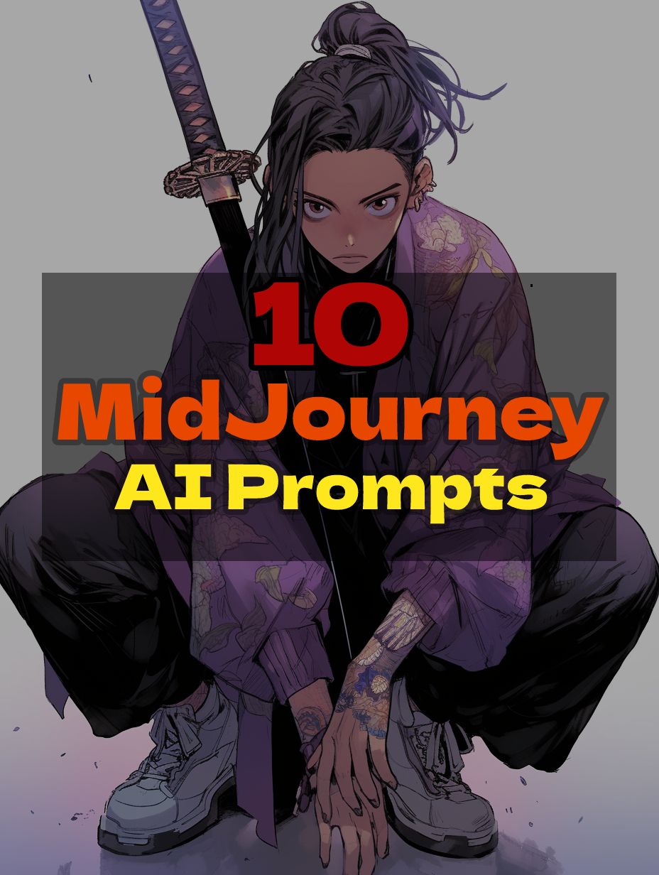 10 Midjourney - V5 + Niji - V5 Anime Prompts