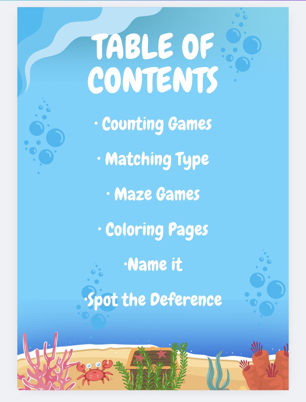 Busy Book for Children: Under the Sea Adventures
