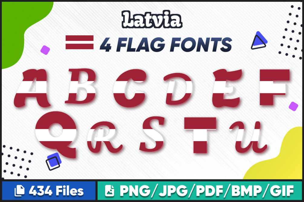 Latvia Font free download