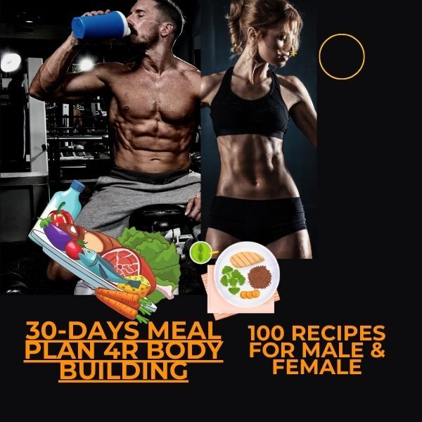30-day workout body building diet plan to get muscle and abs