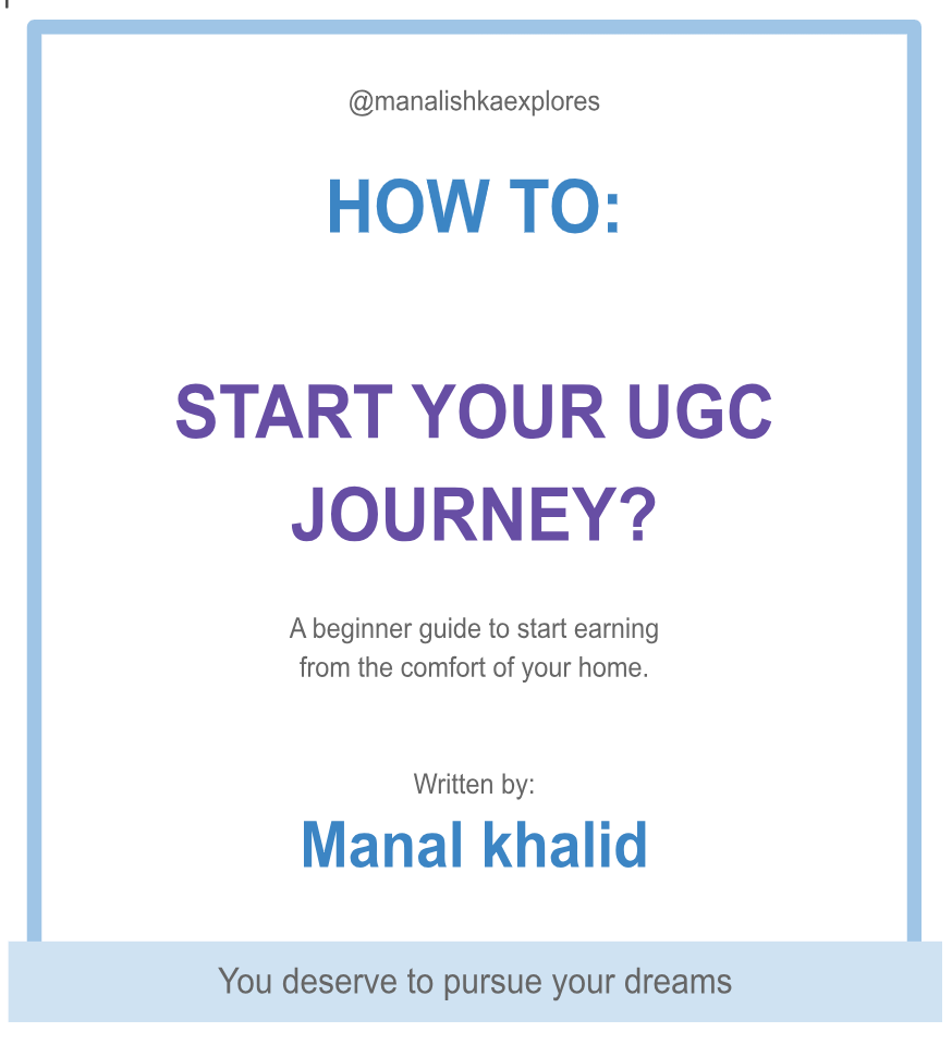 How to Start Your UGC Journey?