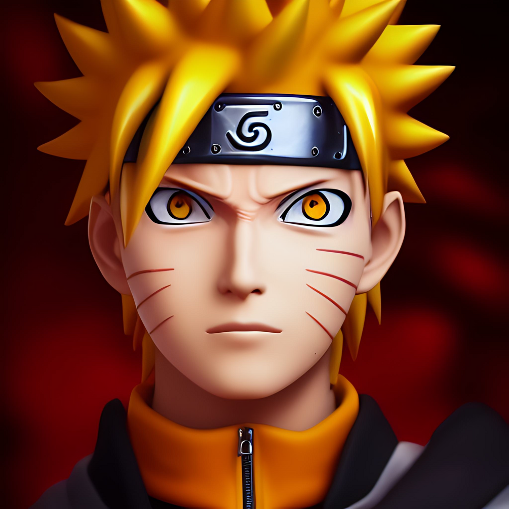 Portrait of naruto uzumaki,rpg reference,oil painting,trending on ...