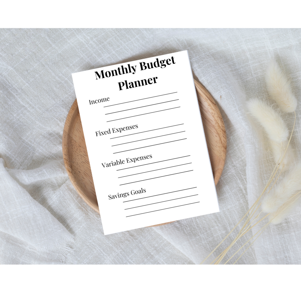 Monthly Budget Planner