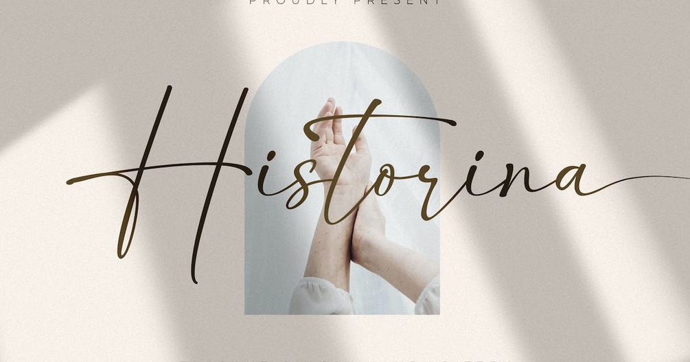 Historia font for design