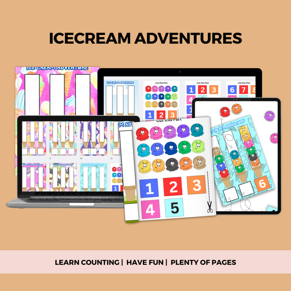 ICECREAM ADVENTURES (Busy Book)