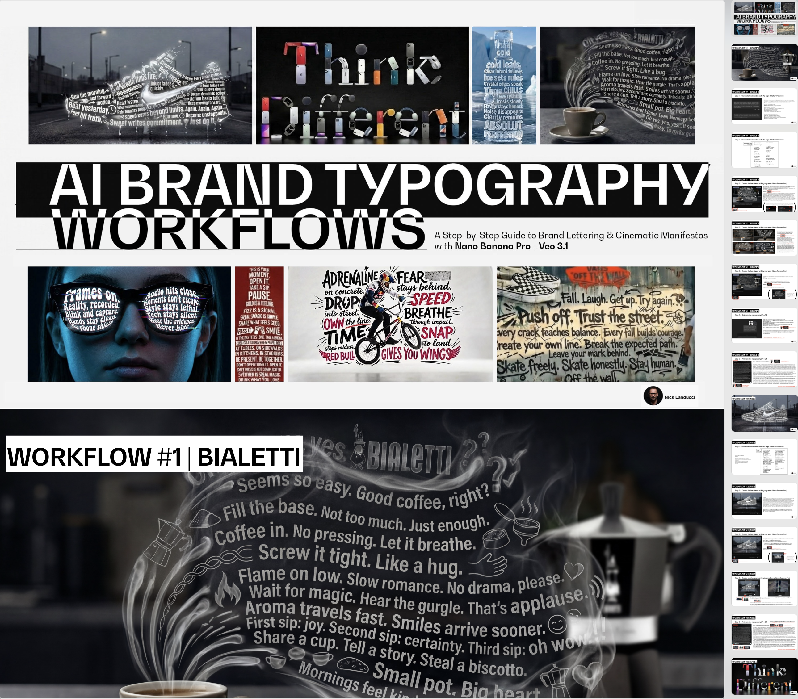AI Brand Typography Workflows (Nano Banana Pro + Veo 3.1)