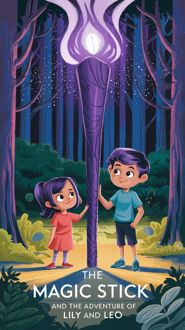 The Magic Stick and the Adventure of Lily and Leo-story for kids