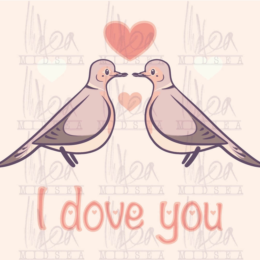 "I dove you" Ecard