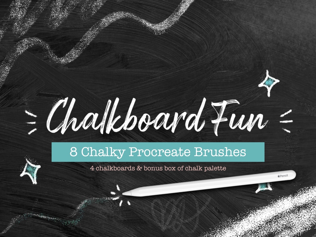 Chalk with Chalkboard for Procreate