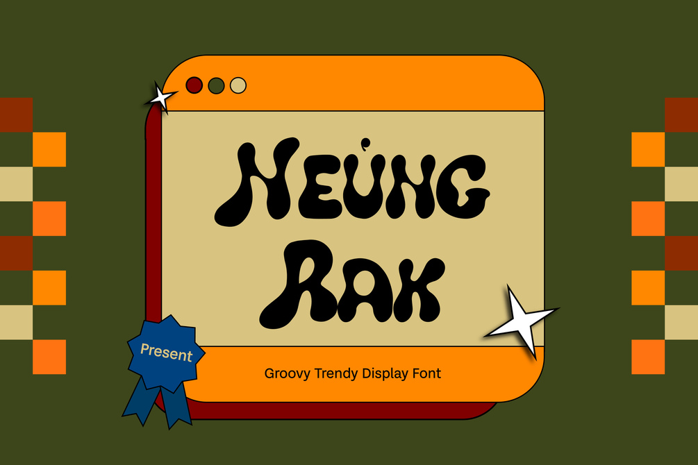 Neung Rak Display Typeface