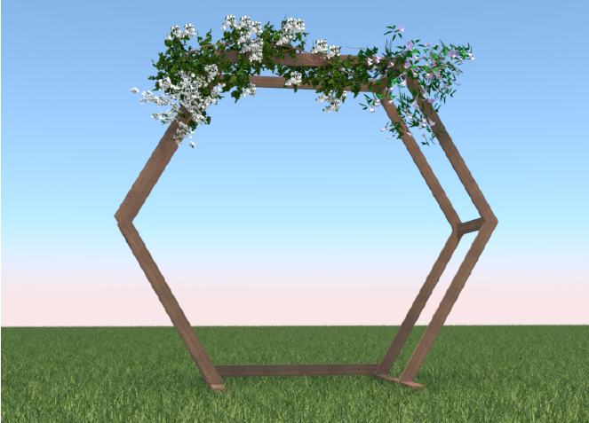 Diamond Wooden Wedding Arch Plans
