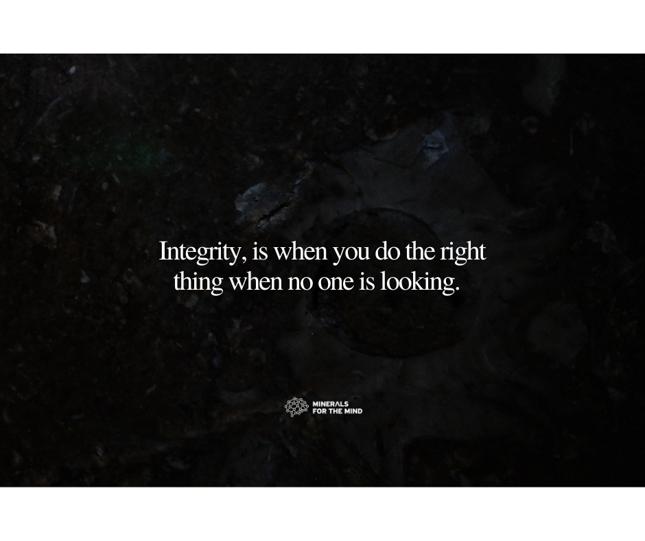 Integrity.
